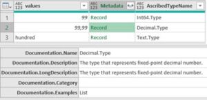 Data Types in Power Query